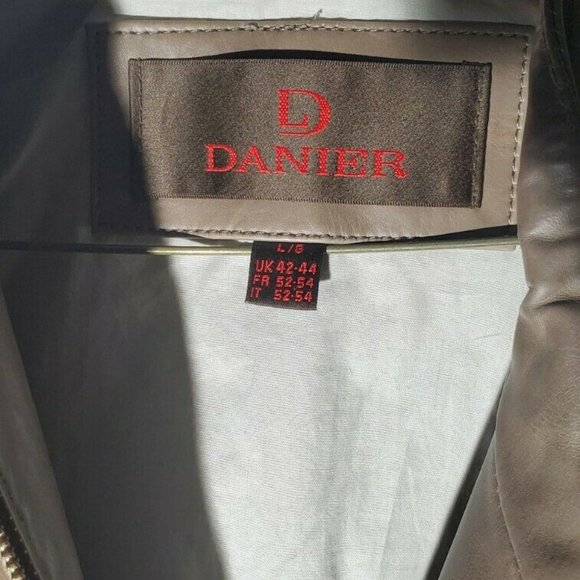 Danier | Jackets & Coats | Danier Brown Genuine Leather Jacket Rn S725 Ca 02558 Sz L | Poshmark